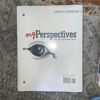 MY PERSPECTIVES ENGLISH LANGUAGE ARTS STUDENT New Plastic Volume One ...