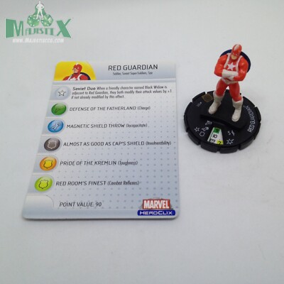Heroclix Captain America set Red Guardian #101 Limited Edition figure w ...