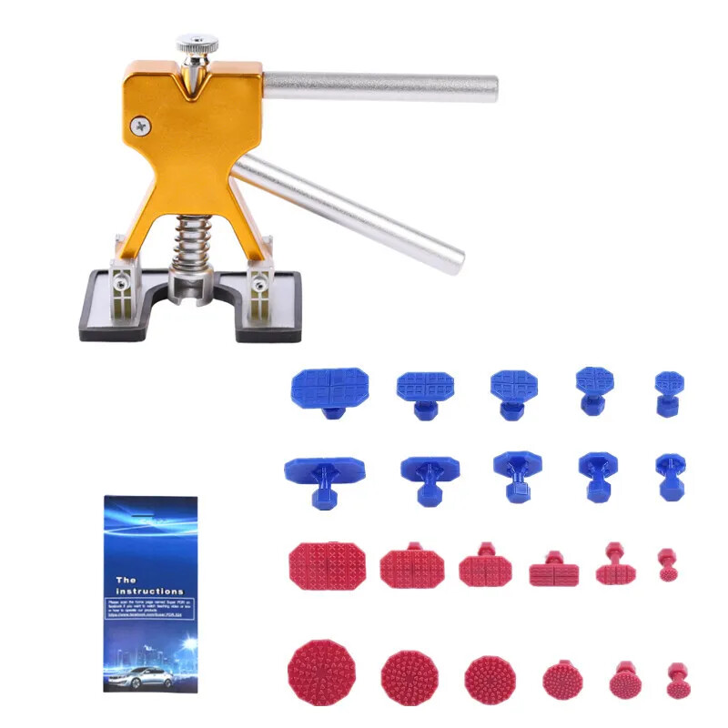 Car Body Sheet Metal Paintless Dent Plastic Puller Kit Auto Removal ...