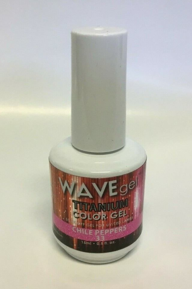 Wave Gel Glitter Soak Off gel polish Pick Your Color T1-T12 O1-O6 (0.5 ...