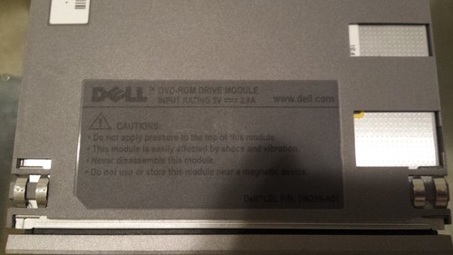 DELL 8X DVD-ROM DRIVE MODULE FOR D Series Latitude D600 D610 D620 D800 ...