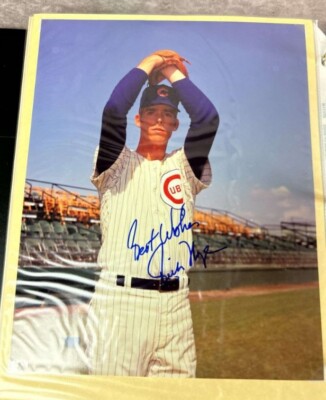 Rich Nye Chicago Cubs Signed Autographed 8x10 Vintage photo & Signed ...