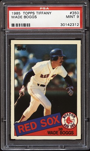 1985 Wade Boggs Tiffany Topps #250 PSA MINT 9 | eBay