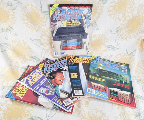 Vintage | 6 x Electronics Australia Magazine 1990s Issues 1992 Bulk Lot ...