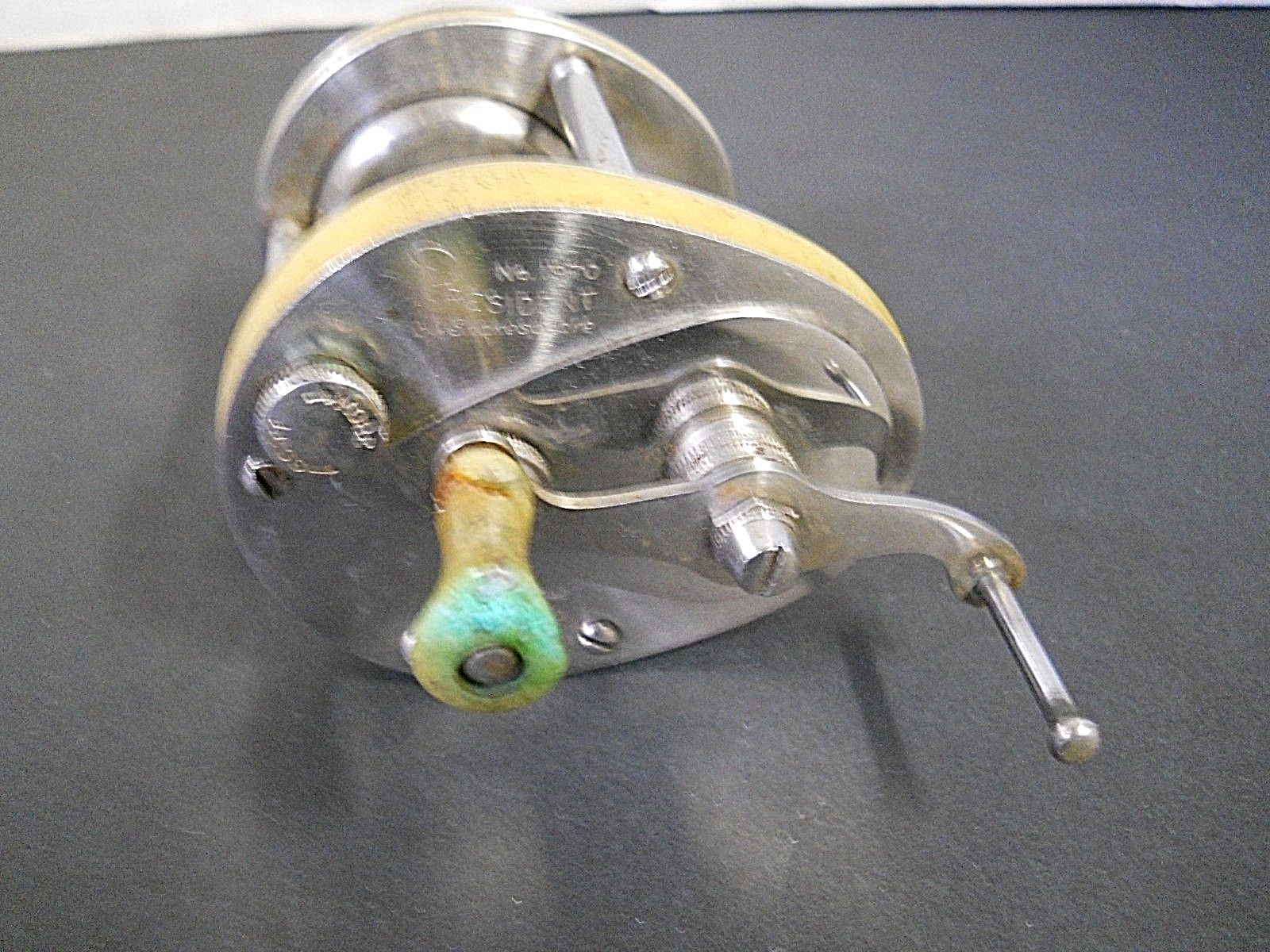 Vintage Shakespeare No. 1970 President Stainless Steel Model GD Fishing ...