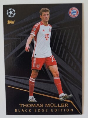 2023-24 Match Attax UEFA - Thomas Muller Black Edge Very Rare Card ...