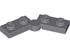 LEGO Part, Dark Bluish Gray Hinge Plate 1 x 4 Swivel (2429 / 2430 ...