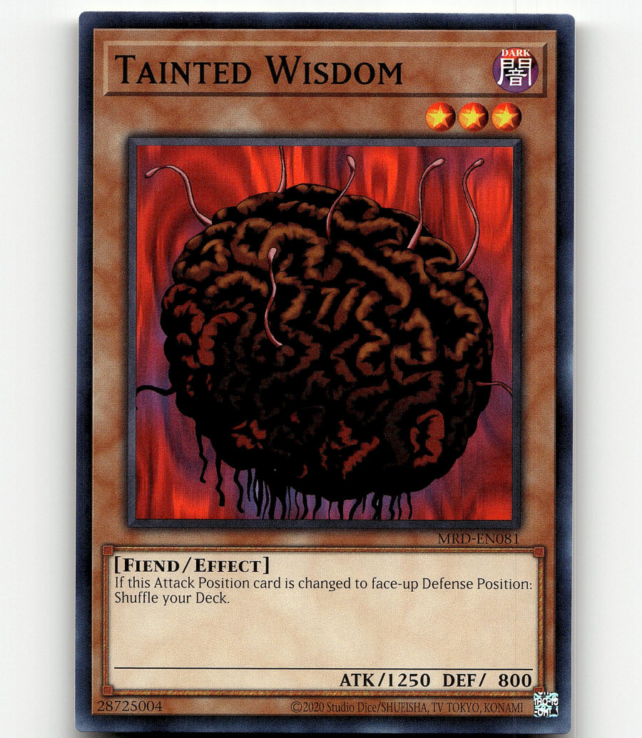 Yugioh - Tainted Wisdom - Metal Raiders 25th Anniv. | eBay
