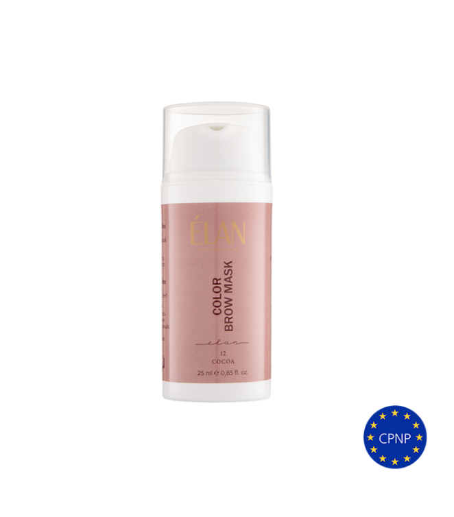 ELAN COLOR BROW MASK 2.0 Toning Eyebrow 2-in-1 Mask 12 Cocoa 0.8 fl.oz ...