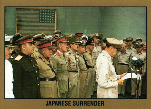 Remember Pearl Harbor Japanese Surrender 1991 Tuff Stuff Trading Card ...