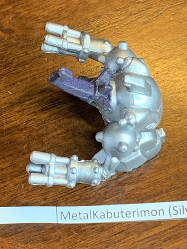 MetalKabuterimon (Silver) Digimon Mini Figure Bandai - FREE COMBINED ...