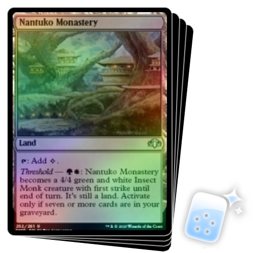 FOIL NANTUKO MONASTERY X4 Dominaria Remastered Magic MTG MINT CARD | eBay