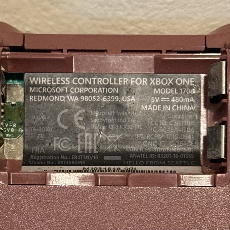 Minecraft Pig Microsoft Xbox One Wireless Controller - Pink (FOR PARTS ...