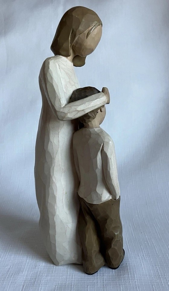 Willow Tree “Mother and Son” Figurine Mother Holding Young Son Close ...