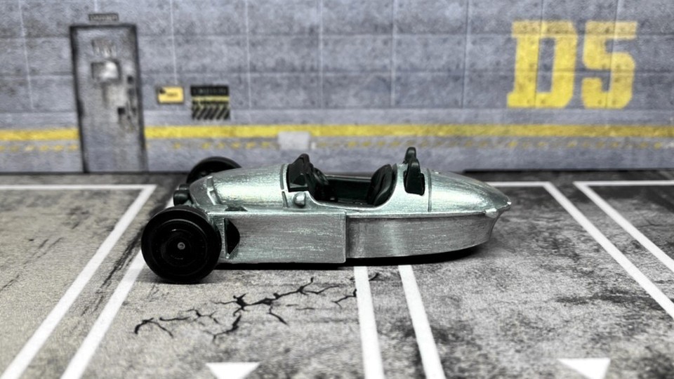 CUSTOM Morgan Super 3 • Polished ZAMAC • 2025 Hot Wheels Factory Fresh ...