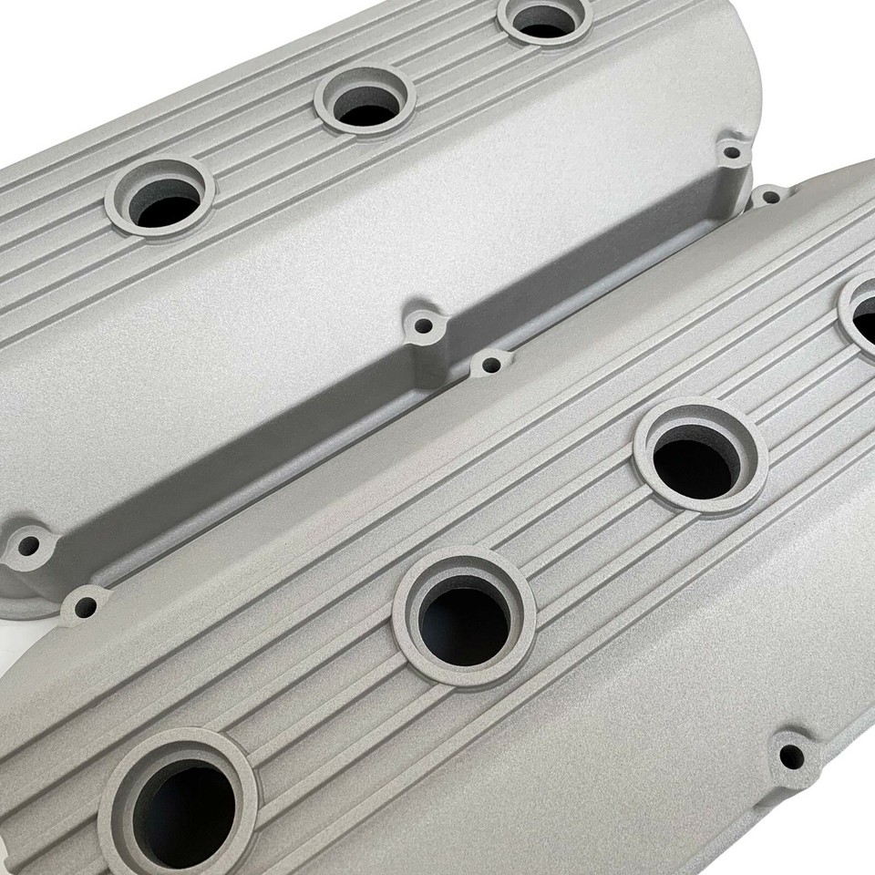 Mopar 392 Hemi All Fins Valve Covers As Cast - Die-Cast Aluminum ...