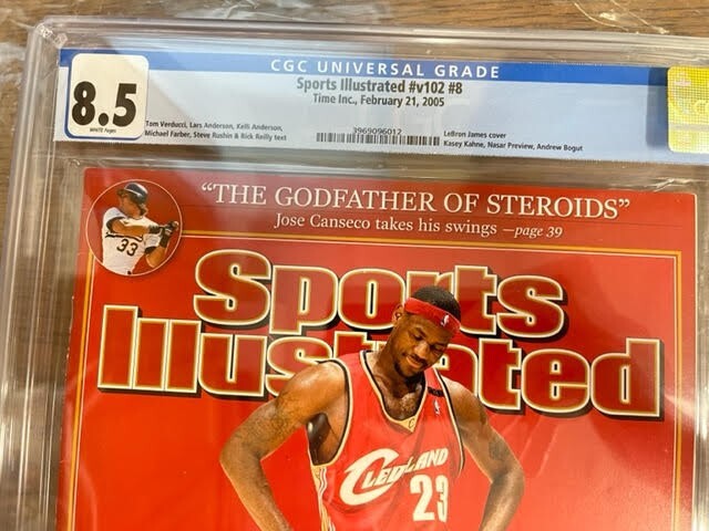 February 21, 2005 LeBron James Cleveland Cav Sports Illustrated NO ...