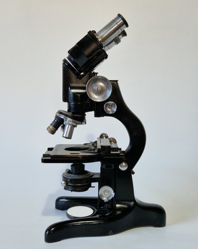 W. Watson & Sons London Antique Binocular Microscope - Untested ...