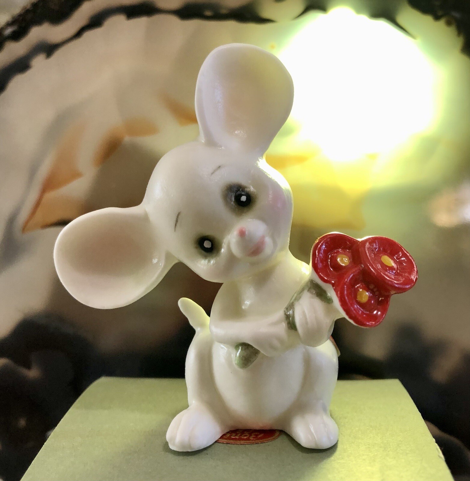 Vintage Set of 3 Miniature Bone China Mouse Figurines Japan EXCELLENT ...