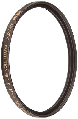Nikon ARCREST PROTECTION FILTER 58mm AR-PF58 optical glass Made in ...