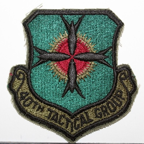 US Air Force 40th Tactical Group Large Subdued Insignia Crest Emblem ...