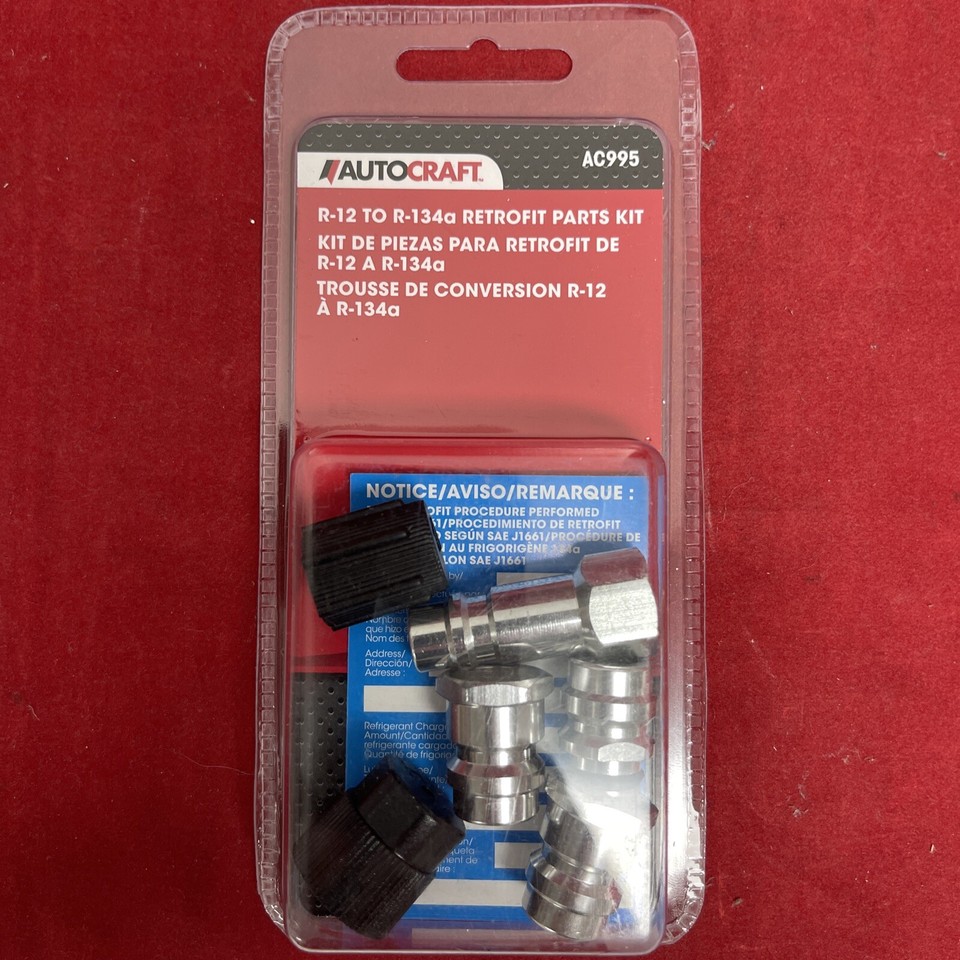 R-12 to R-134a ALL R12 SYSTEMS Retrofit Conversion ADAPTER Fittings Kit ...