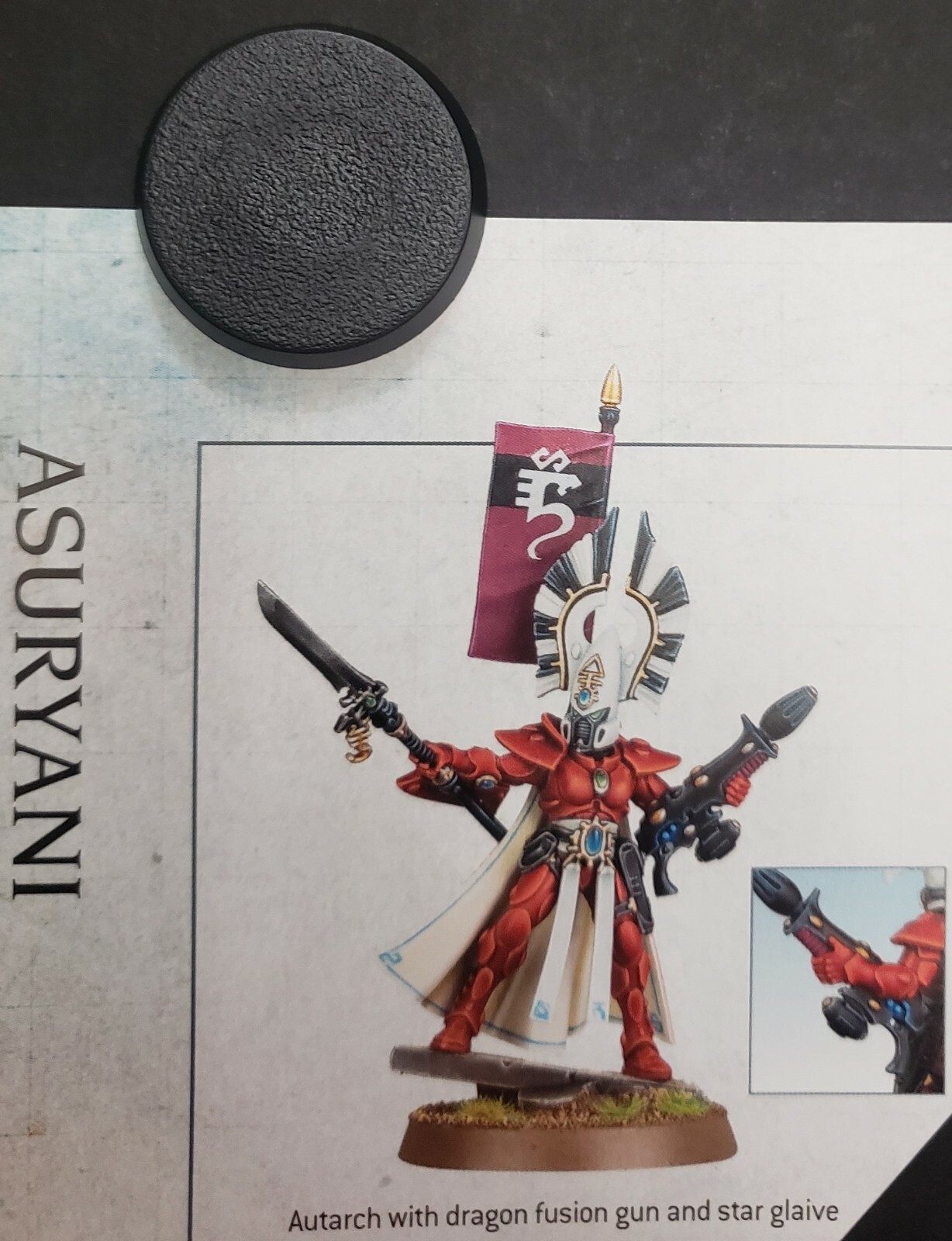 40K Autarch Aeldari Eldritch Omens NO BOX Warhammer Eldar Reaper Fusion ...