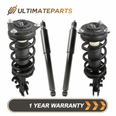 2007-2012 Nissan Versa Set of 4 Full Front & Rear Side Struts Shocks ...
