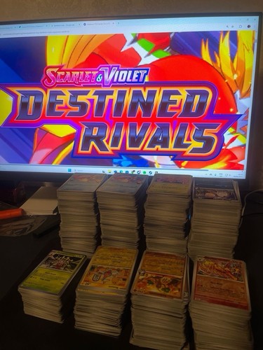 Pokémon TCG SV: Destined Rivals Bulk 1,000+ Cards Per Box | eBay