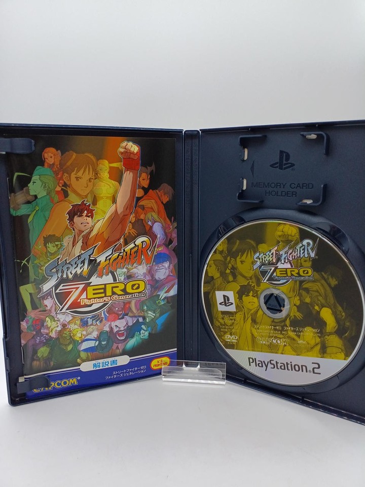 Capcom Street Fighter Zero PS2 Game Japan New Classic Fighting Title ...