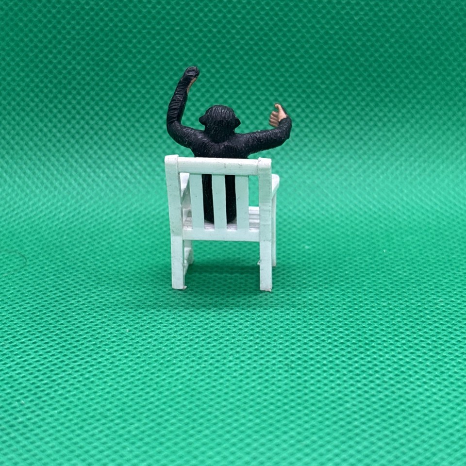 Britains Zoo Series Chimps Tea Party {Chimp sitting on chair} PLASTIC ...