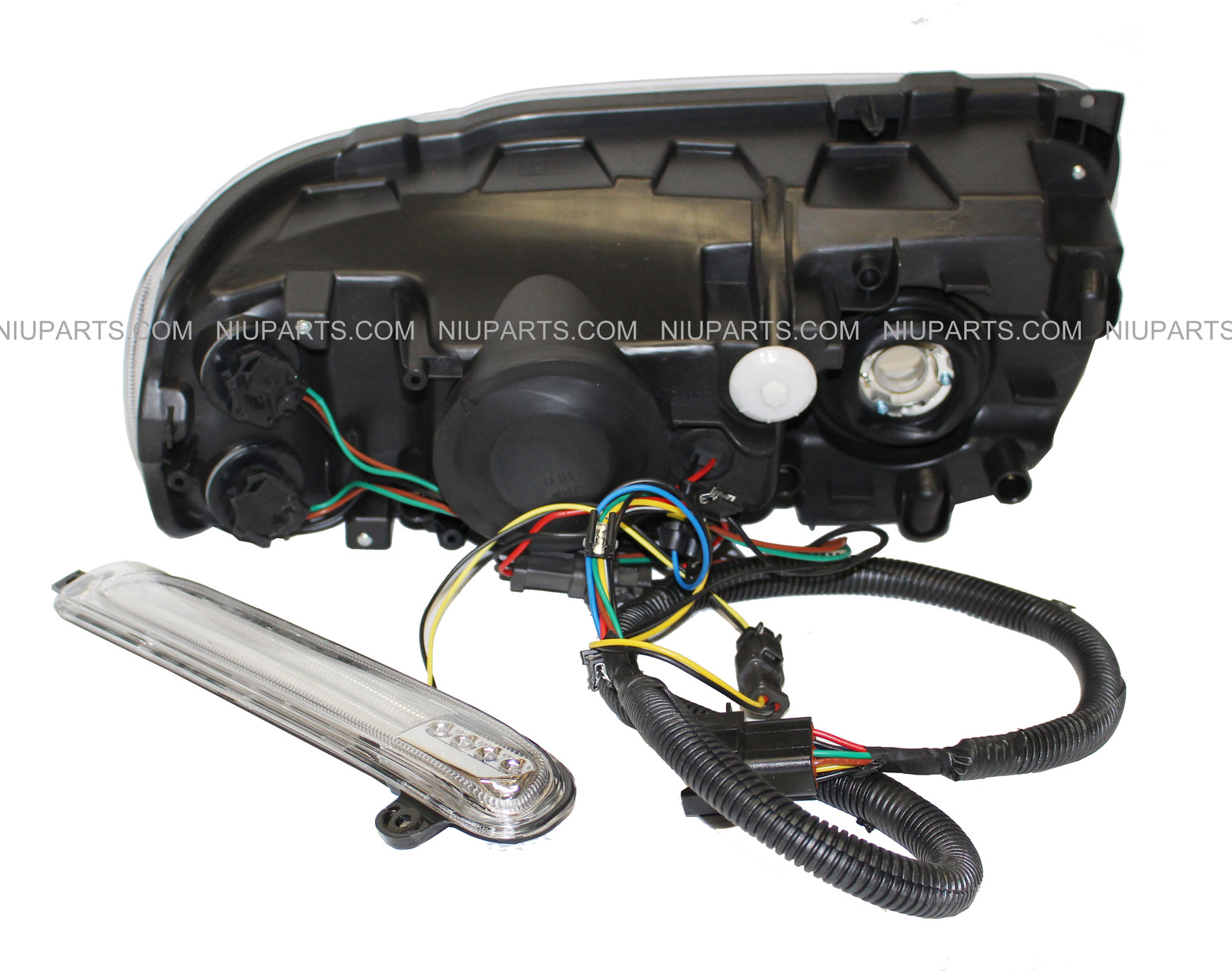Headlight with LED Bar - Driver & Passenger Side (Fit:Peterbilt 388 389 ...