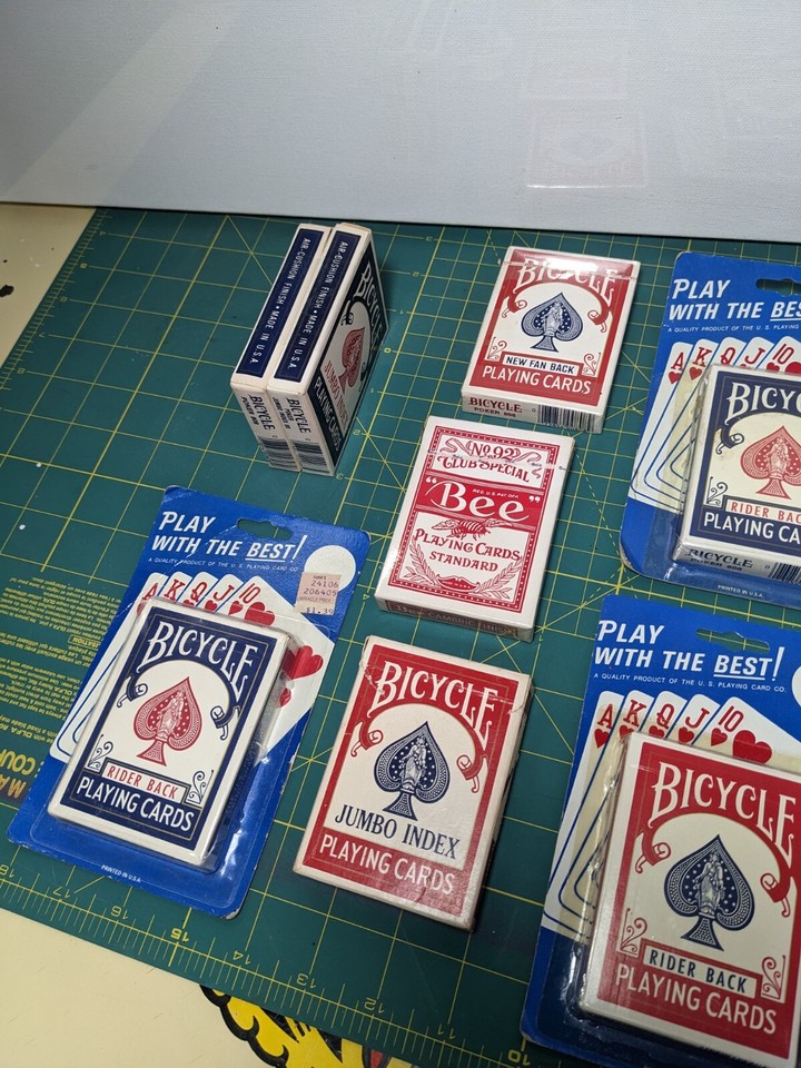 vintage bicycle playing cards-collector lot | eBay