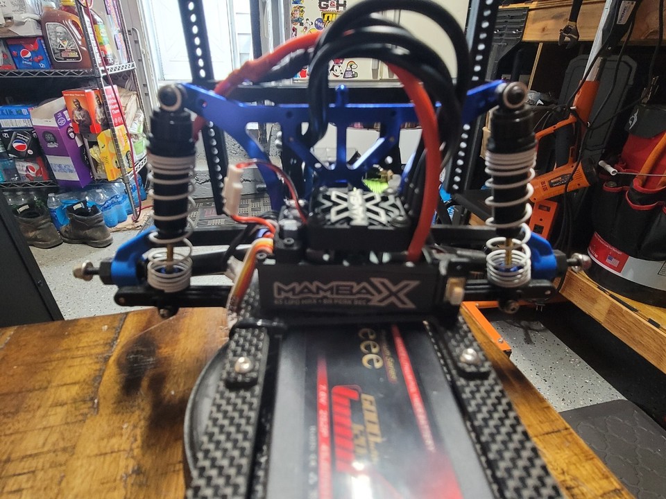2wd slash LCG carbon fiber chasis Drag Car w/pro line gear box 7700kv ...