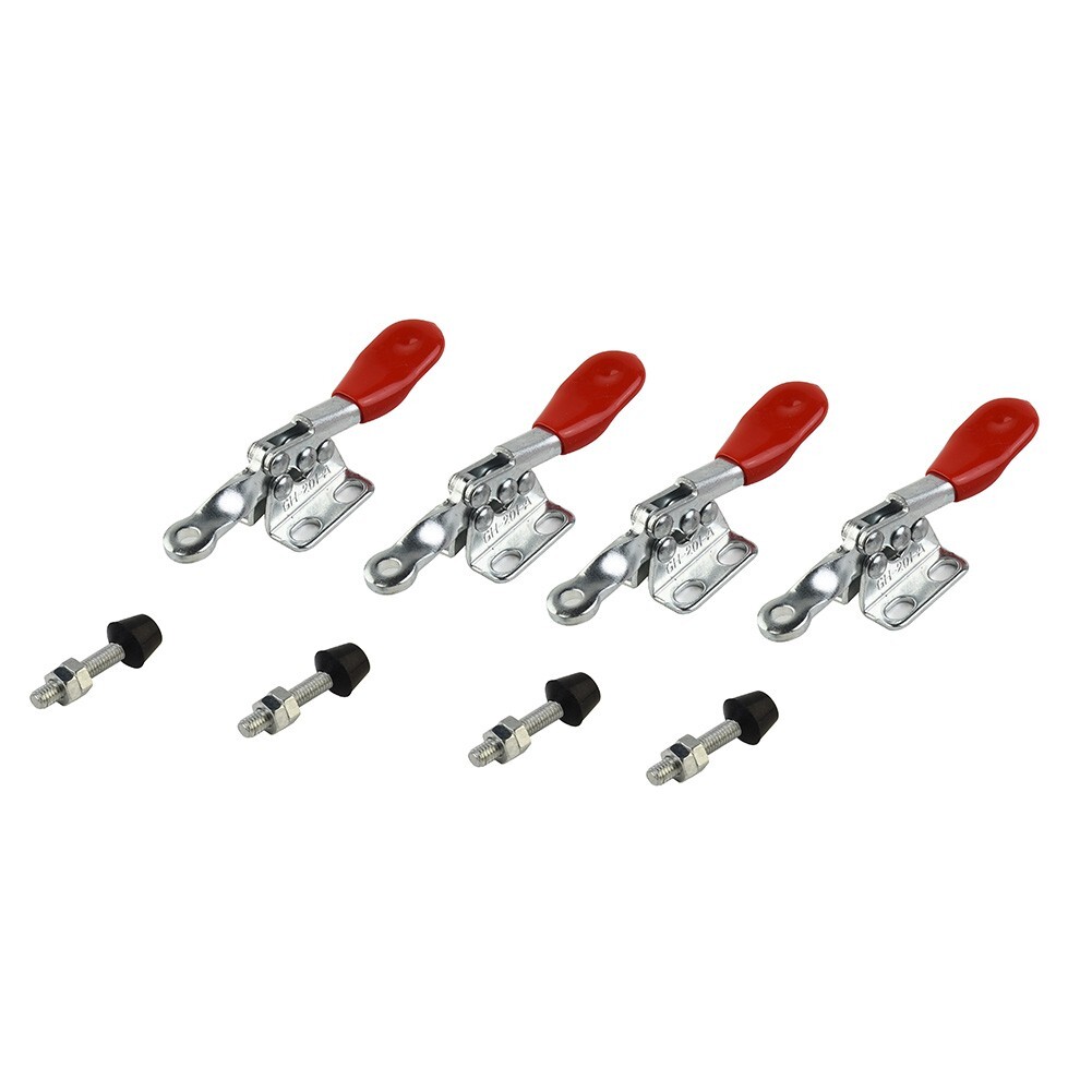 4pcs Toggle Clamps 80mm Clip Equipment Fixing Horizontal Quick Release ...