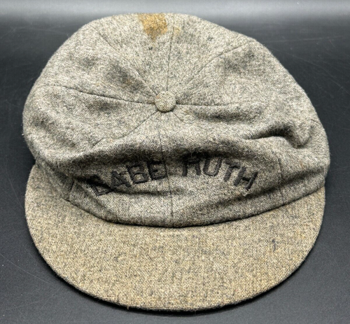 RARE Vintage Original 1920's Babe Ruth Baseball Cap Hat VICTOR New York ...