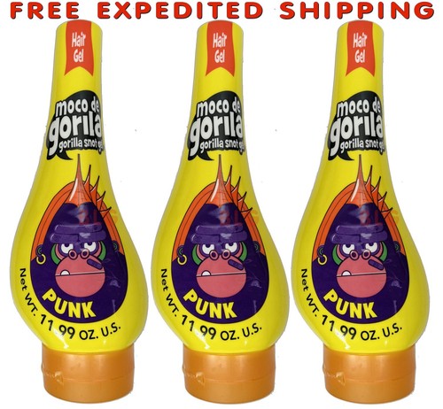 Gorilla Hair Styling Gel PUNK Extra Max Hold Wet Look Moco De Gorila ...