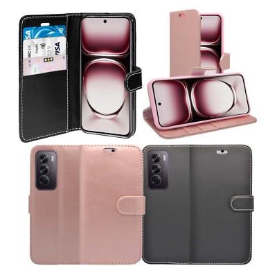 For OPPO Reno 12 Phone Case Wallet Flip PU Leather Stand Card Slot ...