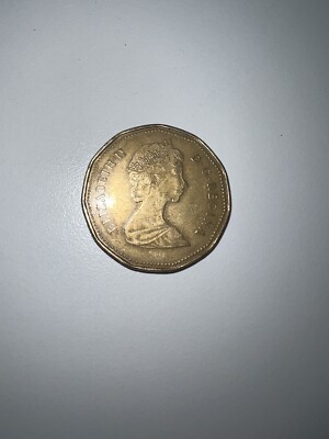 1988 Canadian $1 One Dollar "Loonie" Coin Canada Elizabeth II Loon | eBay