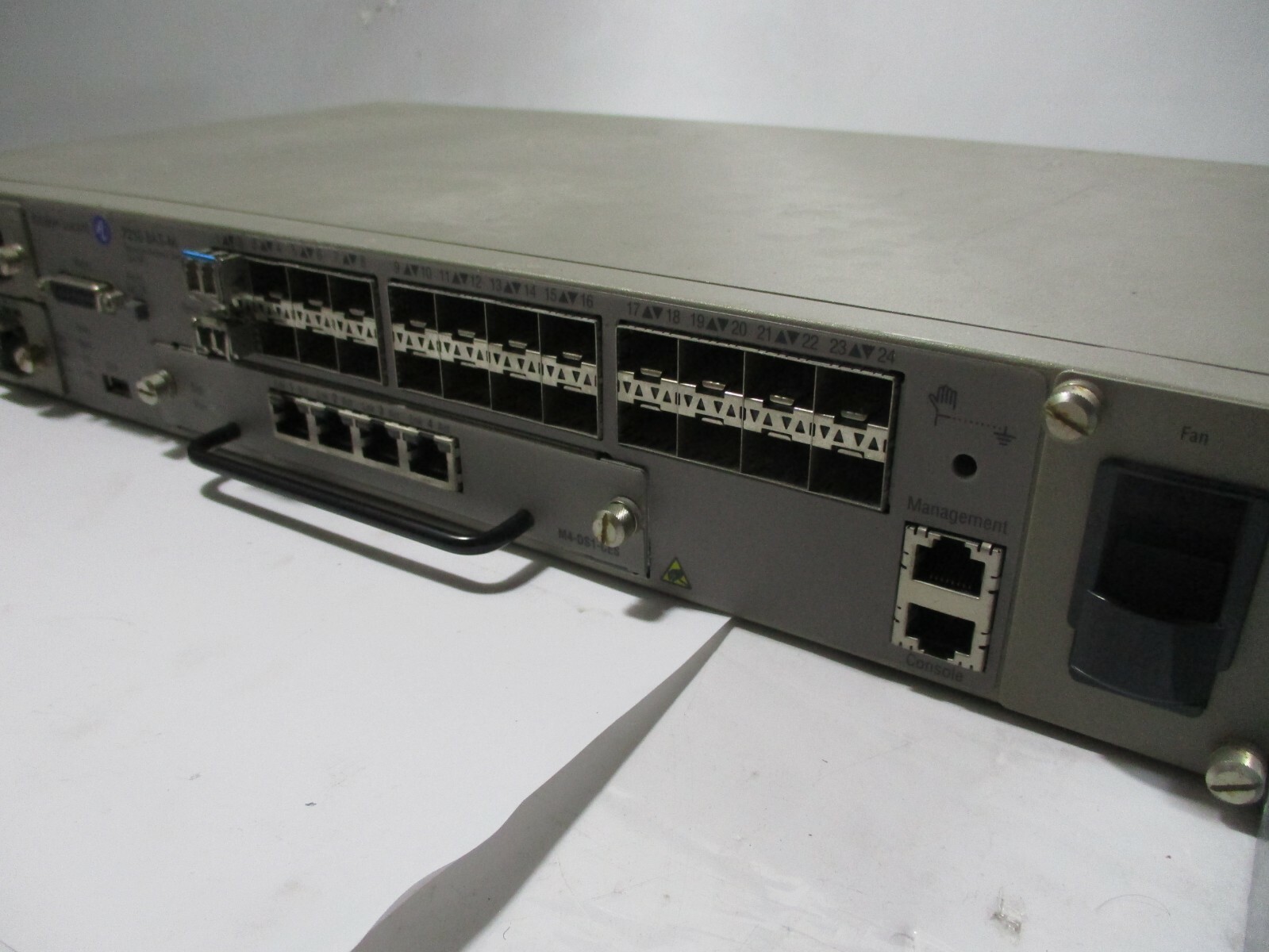 Alcatel-Lucent 7210 SAS-M 3HE05029AB Service Access Switch 24SFP w/2x ...