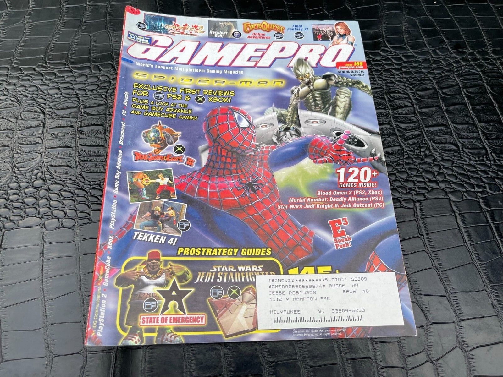 JUNE 2002 GAMEPRO video game magazine SPIDERMAN | eBay