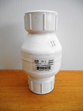 FLO Control Spring Check Valve 1-1/2" Sched 40 D2466 SXS White PVCI P/n ...