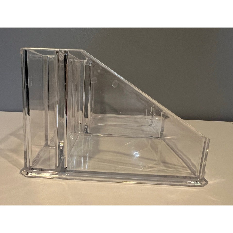 Clear Makeup/Desk Organizer | eBay UK