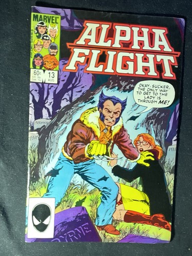 MARVEL COMICS ALPHA FLIGHT #13 COMIC BOOK WOLVERINE X MEN BYRNE | eBay