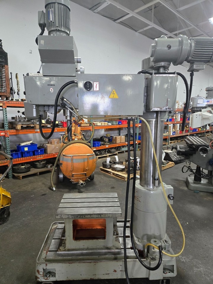 8" x 36" Sharp RD820 Radial Arm Drill w/Riser Block & Vice | eBay