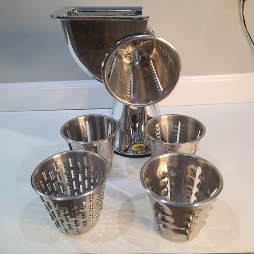 Regalware/Regal Ware Manual Food Processor w/5 Cones*Shred & Slice nice ...