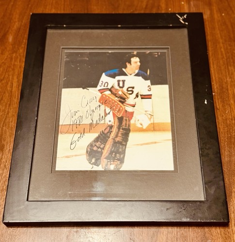 Jim Craig Signed Framed 8x10 Photo 1980 Olympics Miracle on Ice | eBay