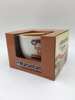 Maruchan Ramel Bowl With Chop Sticks | eBay