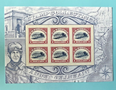 Set 2 - US 2013 SCOTT #4806 INVERTED JENNY 2 Panes x 6 = 12 $2 STAMPS ...