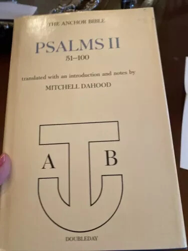 Anchor Bible Commentary: Psalms II, 51-100 (Hardcover) VG condition | eBay